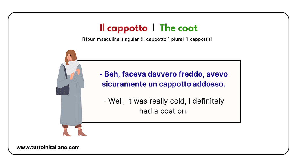 Basic Italian vocabulary lesson: The Clothes | 25+ Easy words with ...