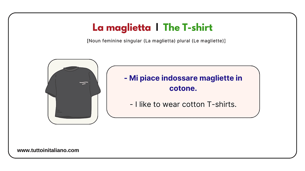 Basic Italian vocabulary lesson: The Clothes | 25+ Easy words with ...