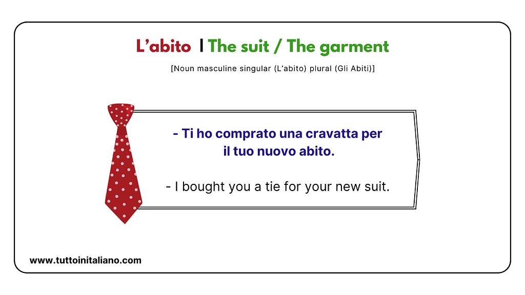 Basic Italian vocabulary lesson: The Clothes | 25+ Easy words with ...